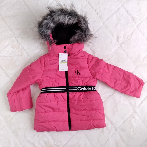 Calvin Klein Jeans | Jackets & Coats | Calvin Klein Long Hooded Puffer ...